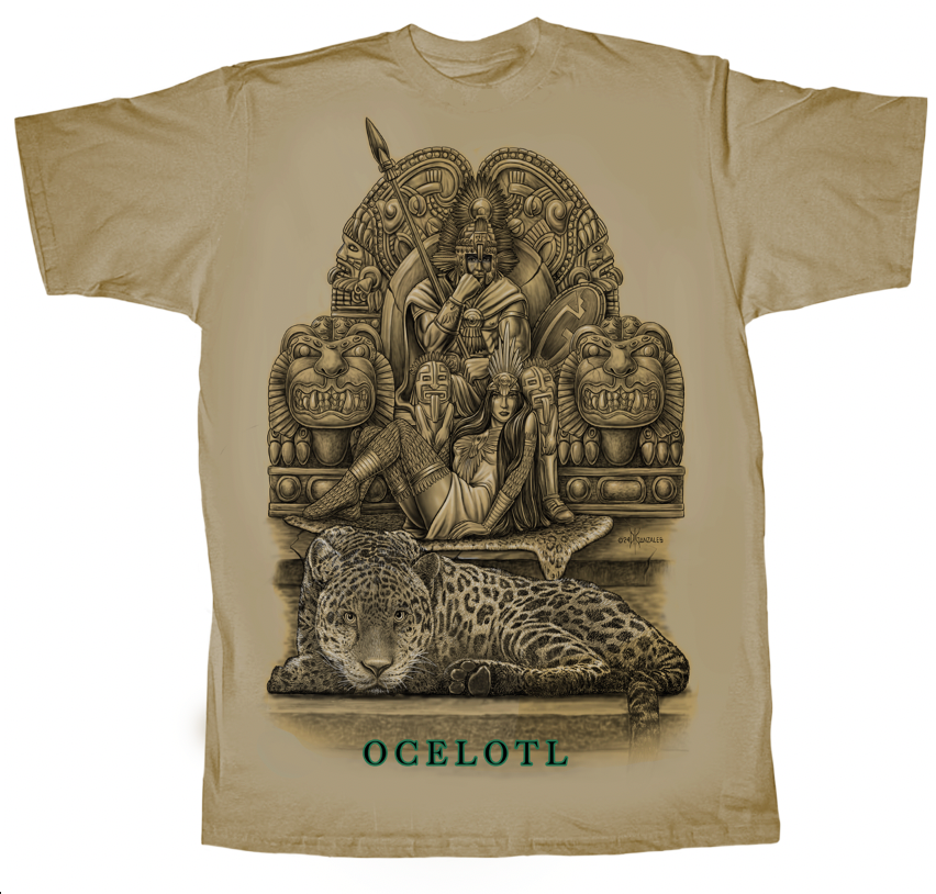 OCELOTL "Jaguar Warrior" - DGA™ Men's Tee – DGA Tees